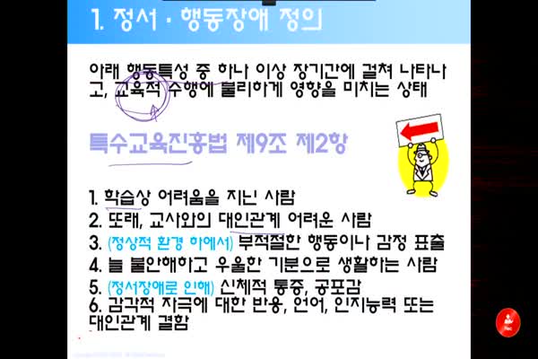 특수체육 5차시 정서행동장애